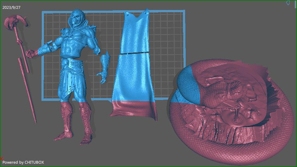 Skeletor He-Man Statue - STL File 3D Print