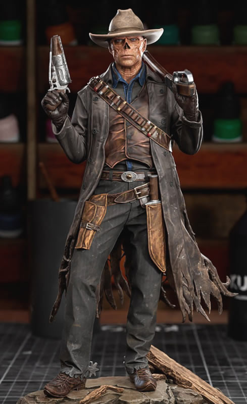 The Ghoul Fallout Statue - STL File 3D Print