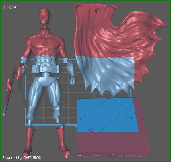 Robin DC Statue - STL File for 3D Print