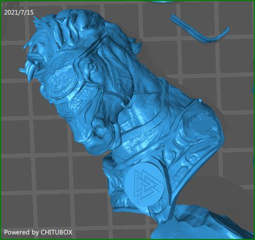 Odin Statue - STL File for 3D Print