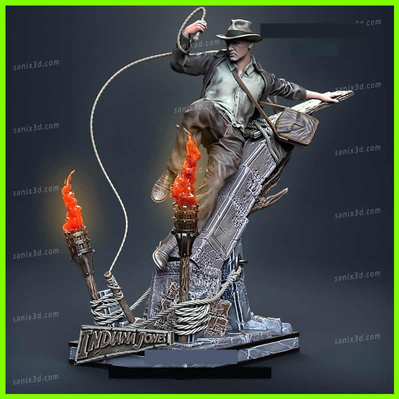 Indiana Jones Statue - STL File for 3D Print