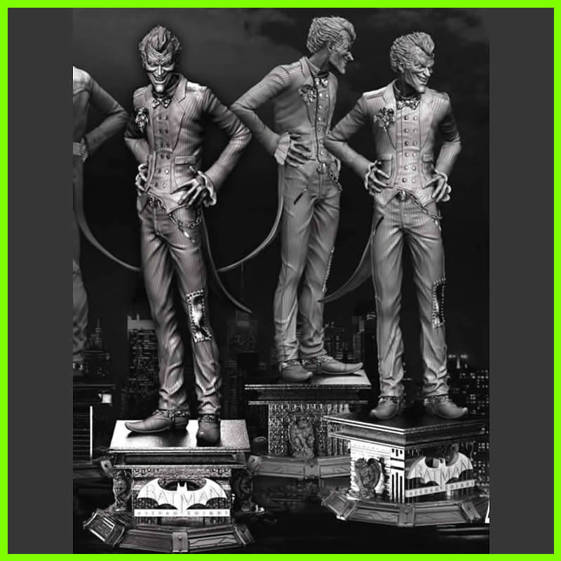 Joker the Gotham Statue - STL File for 3D Print