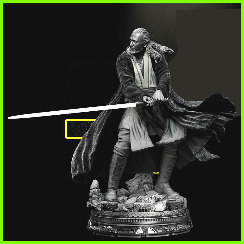 Quin Gon Jinn Star Wars - STL File for 3D Print