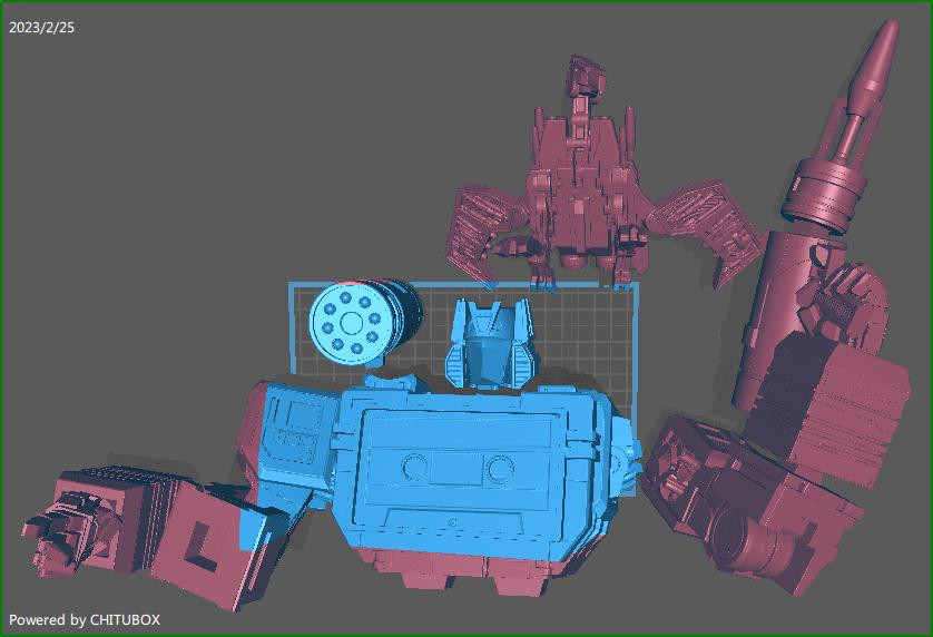 Soundwave Transformers Statue - STL File 3D Print