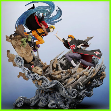 Naruto vs Pain Statue - STL File 3D Print