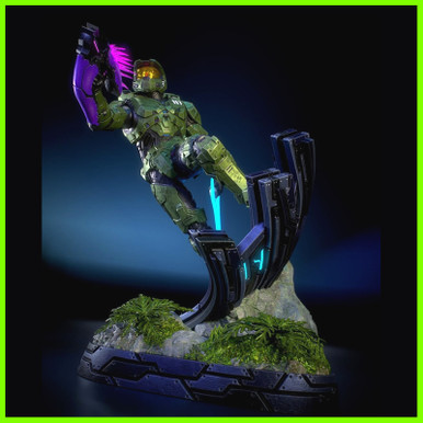 Master Chief Halo Infinite Statue - STL File 3D Print