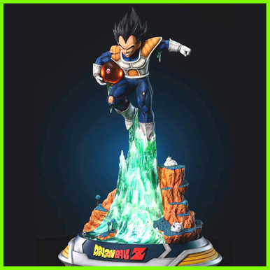 Vegeta Dragon Ball Z Statue - STL File 3D Print
