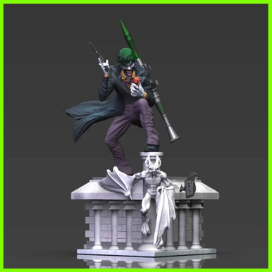 The Joker Batman DC Statue - STL File 3D Print