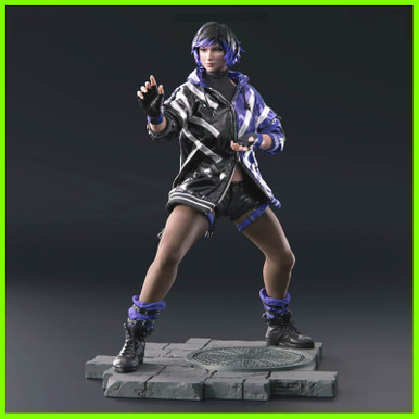Reina Tekken Statue - STL File 3D Print