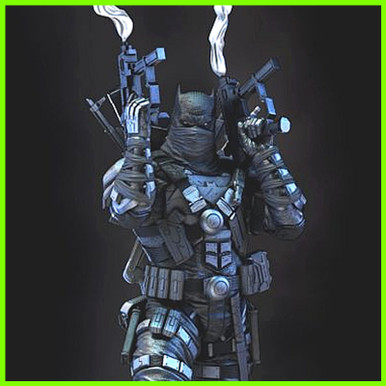 Batman The Grim Knight Statue - STL File 3D Print