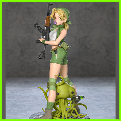 Eri Metal Slug Statue - STL File 3D Print