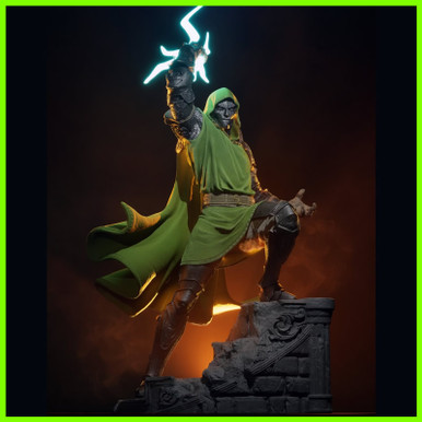 Dr Doom Statue - STL File 3D Print