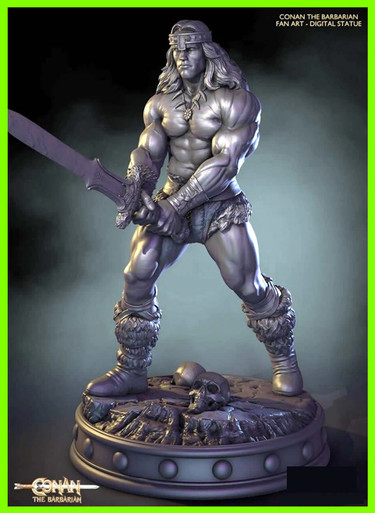 Conan the Barbarian - STL File for 3D Print