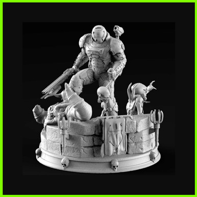 Doom Slayer - STL File for 3D Print