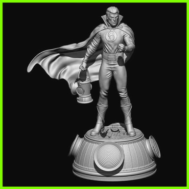 Green Lantern Alan Scott - STL File for 3D Print