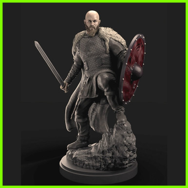 Ragnar Lothbrock Vikings Statue - STL File for 3D Print