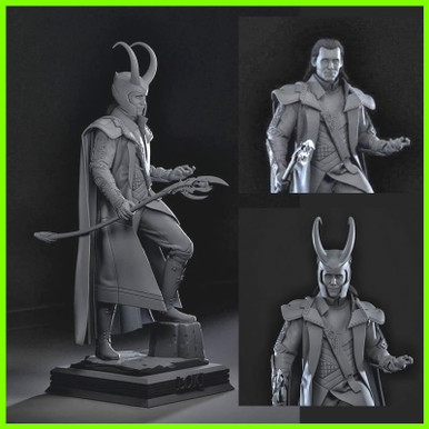 Loki Statue - STL File for 3D Print