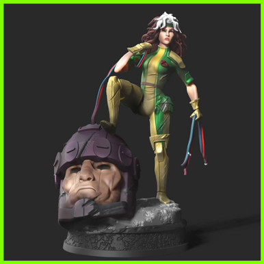 Rogue X Men Statue - STL File for 3D Print