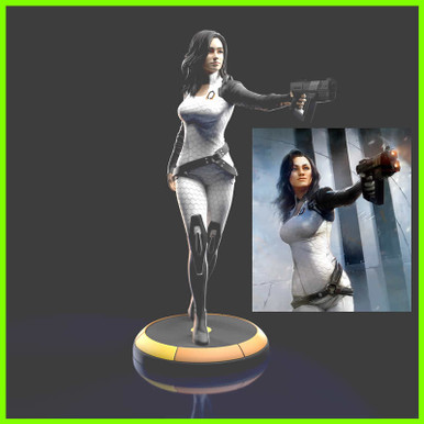 Miranda Lawson Mass Effect - STL File for 3D Print