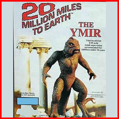 Ymir 20 Million Miles to Earth 1/35 vinyl model kit figures