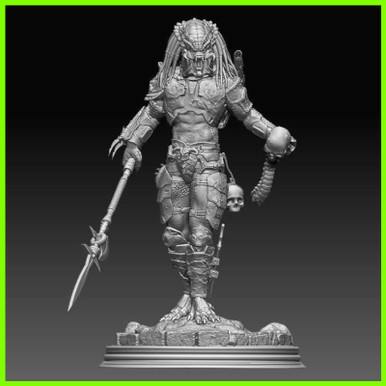 Predator Killer Statue - STL File for 3D Print