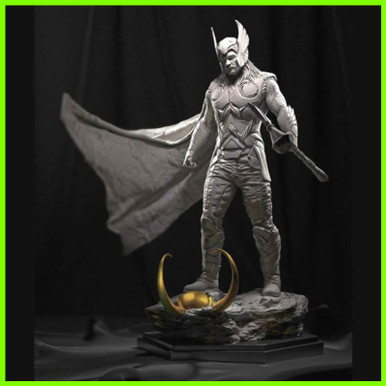 Thor Statue - STL File for 3D Print