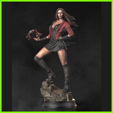 Scarlet Witch Wanda Maximoff - STL File for 3D Print