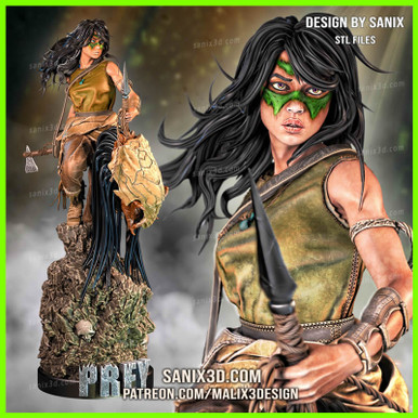 Prey Statue - STL File for 3D Print