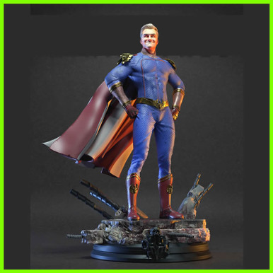 Homelander Statue - STL File for 3D Print