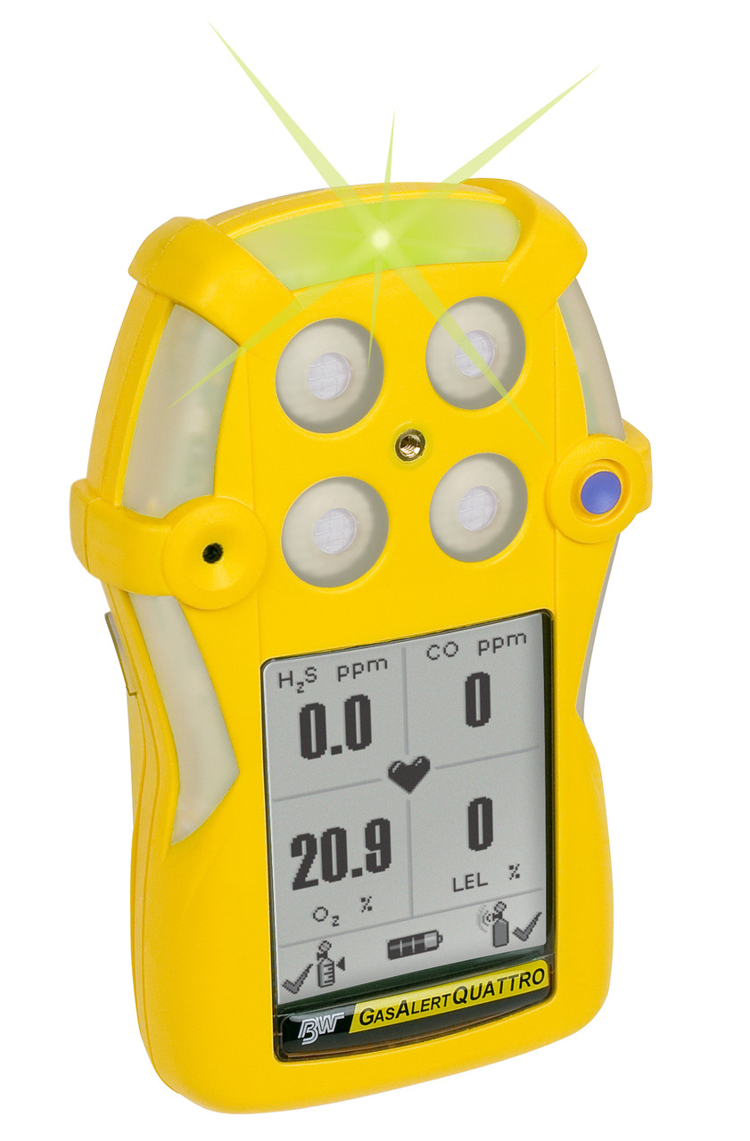 BW Gas Alert Micro Clip XL - Multi Gas | Portable Gas Detector