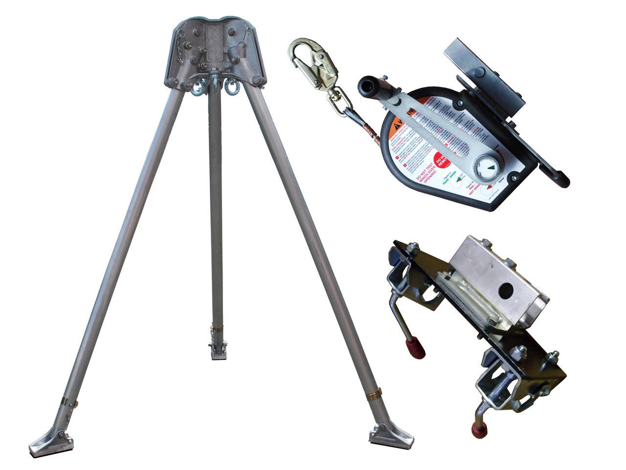 Confined Space Kit With 30m Man Riding Winch - Gas Monitor Point