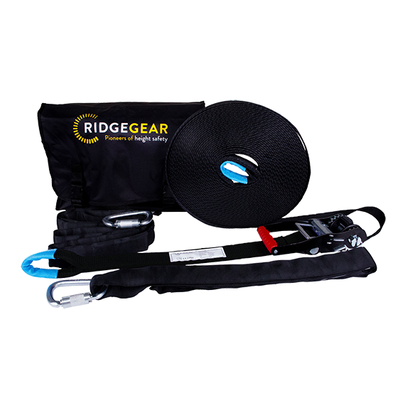 Ridgegear - RGHL1/20 - 20m Temporary Web Lifeline Kit - Gas Monitor Point