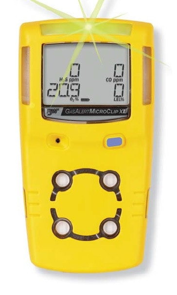 BW Gas Alert Micro Clip XL - Multi Gas | Portable Gas Detector