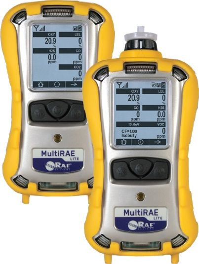 RAE MultiRAE Lite 6 Gas Monitor (Models PGM-6208 and PGM-6208D) - Gas ...