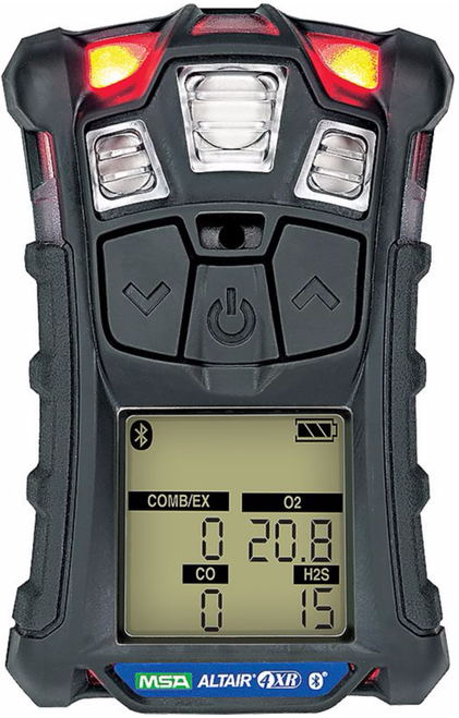 MSA Altair 4XR Multi-Gas Detector - 4 Gas LEL,CO,O2,H2S - Gas Monitor Point