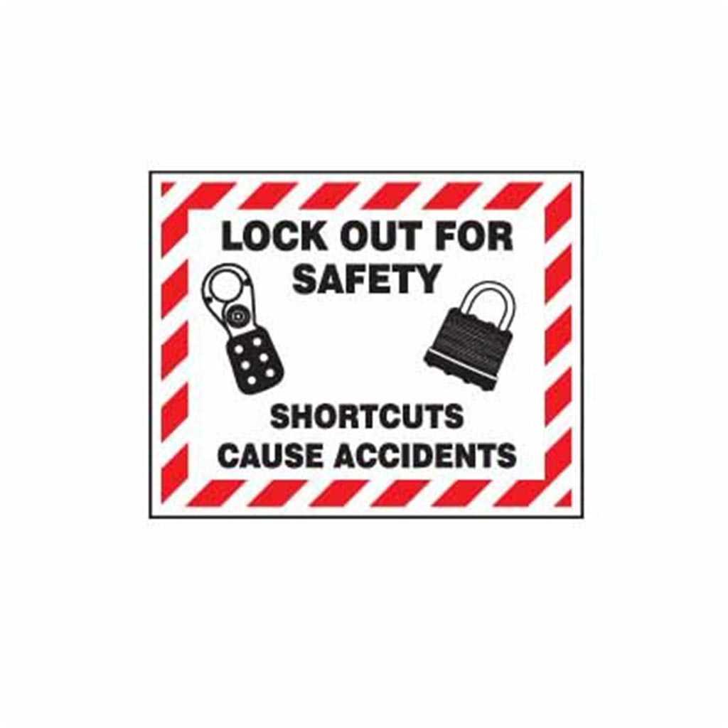 Paprsky Model: PS- LOTO-SAFETY-SIGN ; Lockout Wall Sign Lockout For ...