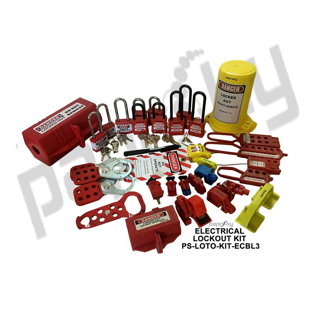 Electrical Circuit Breaker Lockout Kit PS-LOTO-KIT-ECBL3
