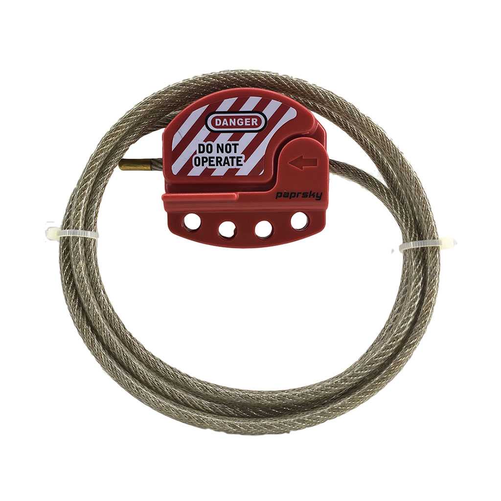 Adjustable Cable Lockout - 6mm cable PS-LOTO-ACL6