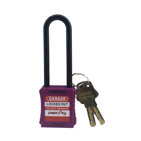 LOTO lock Purple PS-LOTO-PPNR-76 - Approved Standard Paprsky
