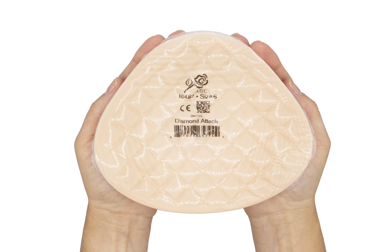 ABC 10487 Diamond Attachable Silicone Breast Prosthesis - Mastectomy Shop