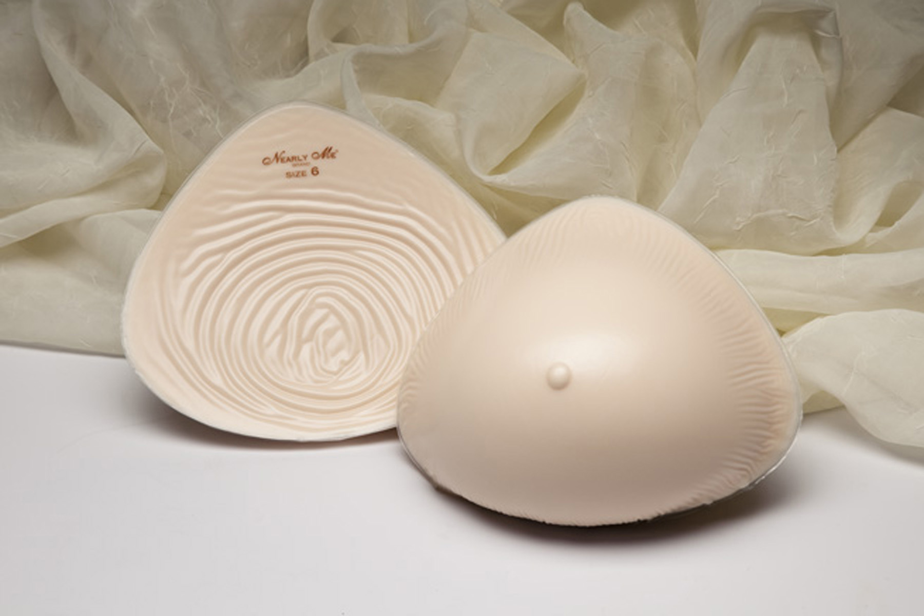 NEARLY ME 395 Extra Lightweight Semi-Full Triangle Breast Prosthesis ...
