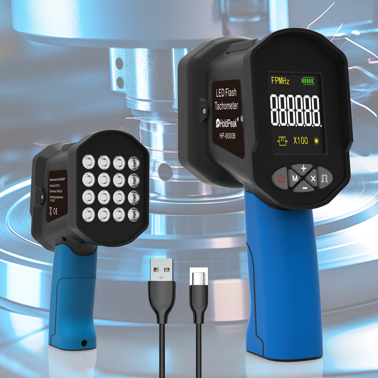 Tachometer For Small Engines Klanata LED Stroboscope Digital Handheld ...