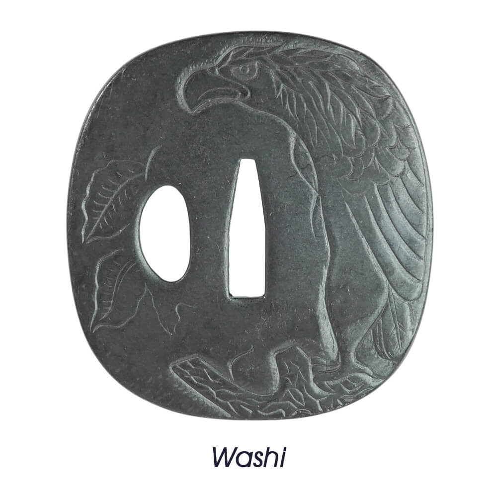 Japanese Steel Tsuba for Swords