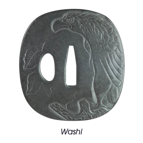 Japanese Steel Tsuba for Swords
