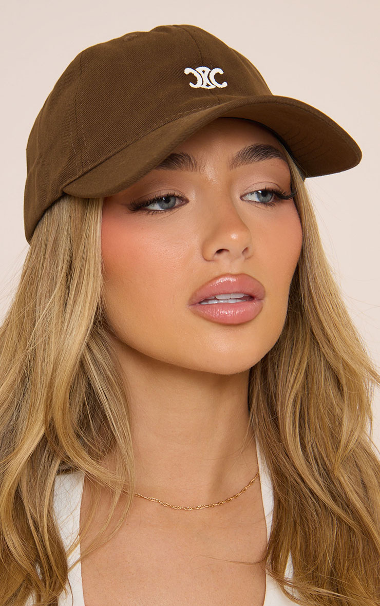 Logo Detail Basic Baseball Cap In Brown | EGO US | EGO