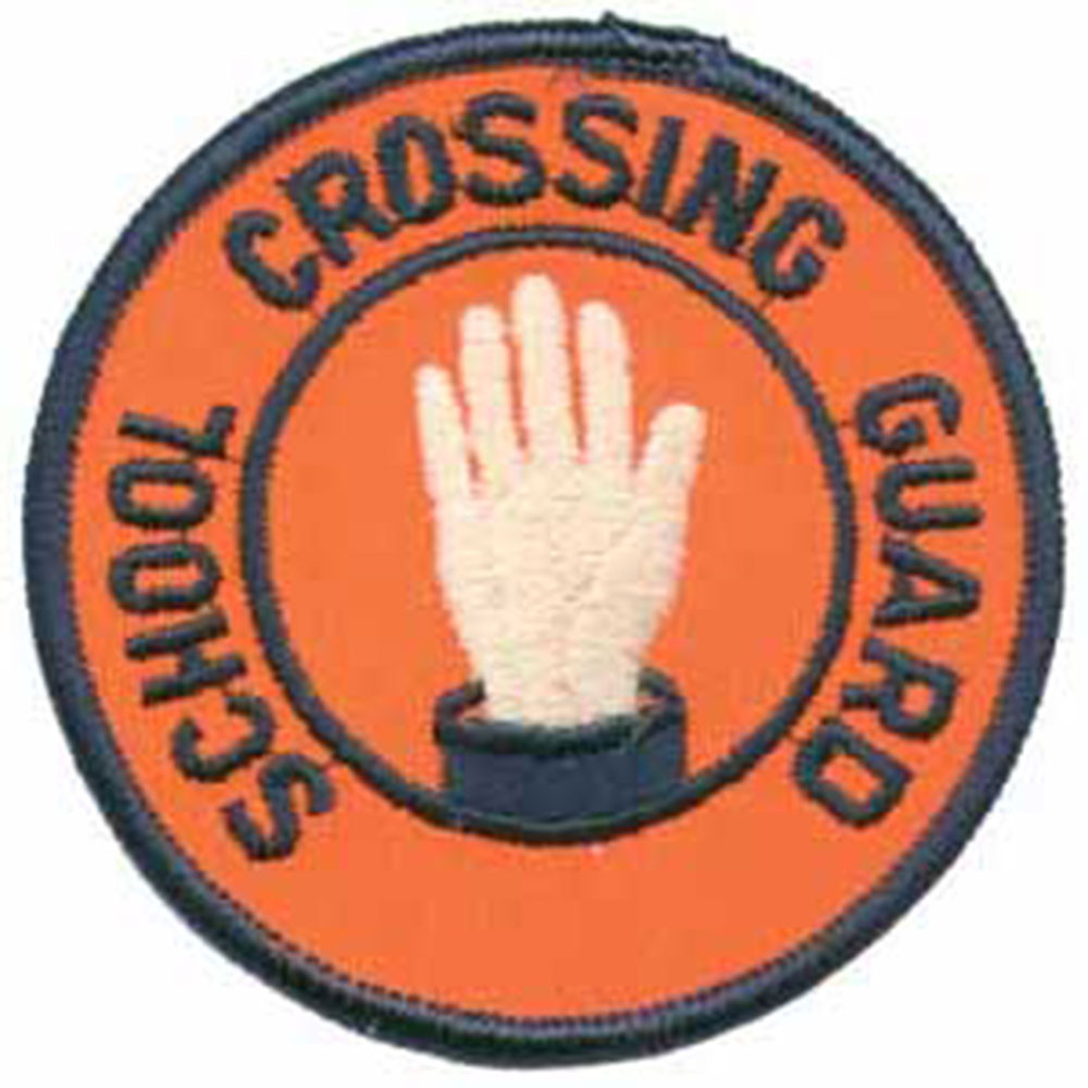 Gemsco #0020061 Crossing Guard Patch-Round-Orange - Atlantic Tactical Inc