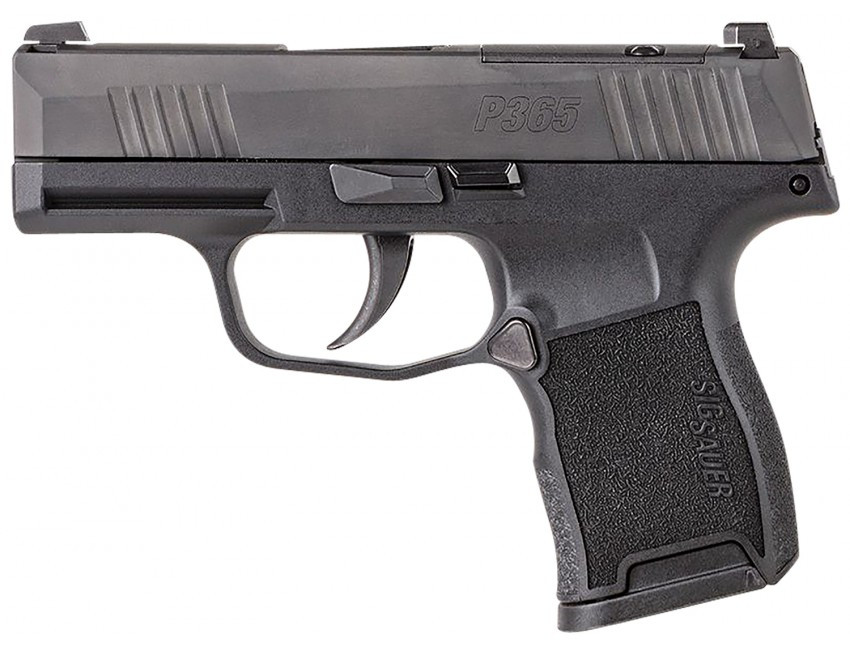 Sig Sauer W365-380-BSS-MS Black Nitron 3.1" 380 ACP P365 Handgun with ...