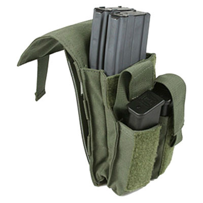 Protech Dual M4/Side Arm Magazine Pouch - Atlantic Tactical Inc