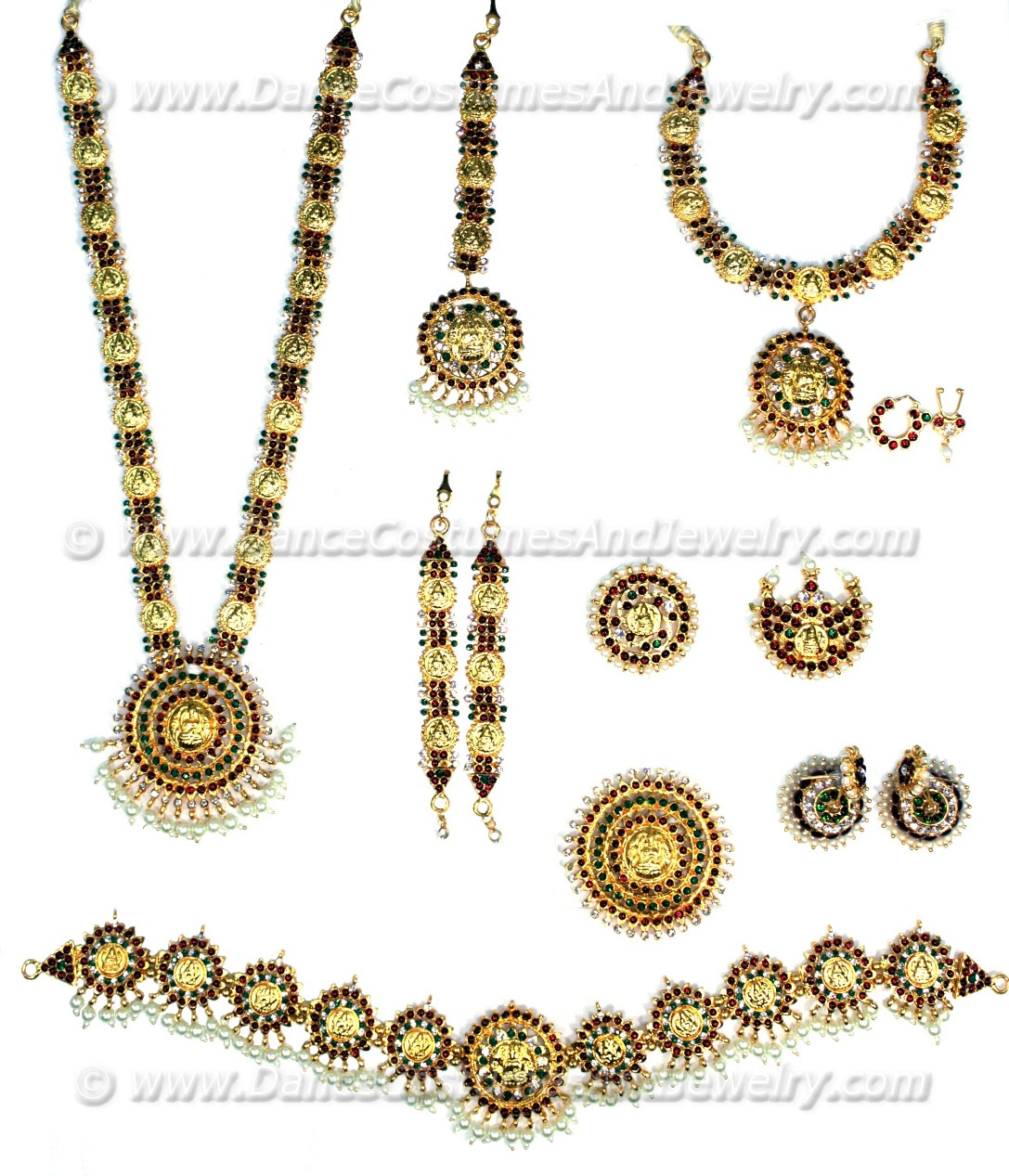 Professional Antique finish Temple Jewelry set