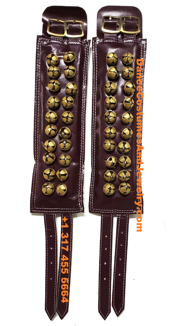 Ankle Bell 4 Line Leather Professional Ghungroo